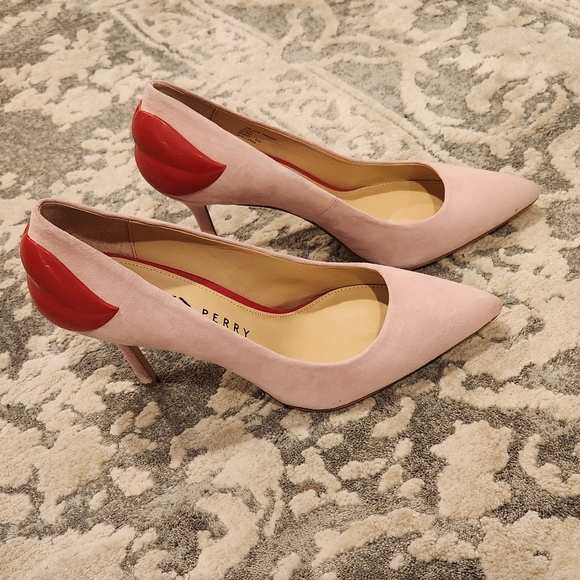 Katy Perry Collections | Shoes | Katy Perry The Femi Light Pink Suede ...